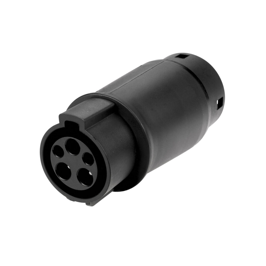 Elektromobilio įkrovimo kabelio adapteris iš Type 2 į Type 1 | EV Charge